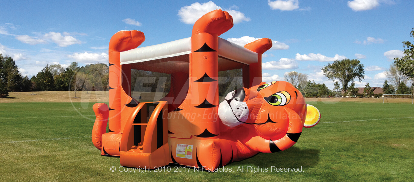 Tiger Belly Bouncer Inflatable - McAuliffe's Rental